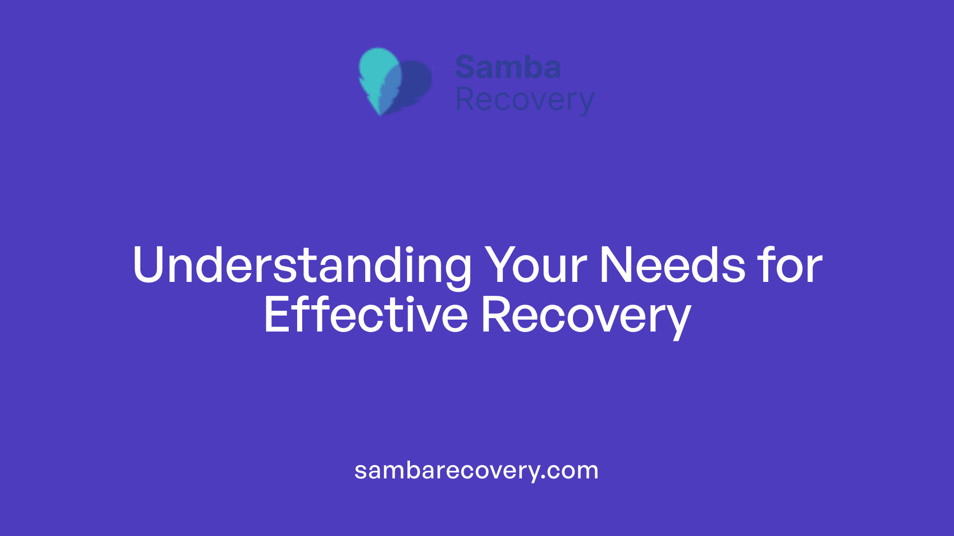 How to Create a Personalized Recovery Plan - Samba Recovery